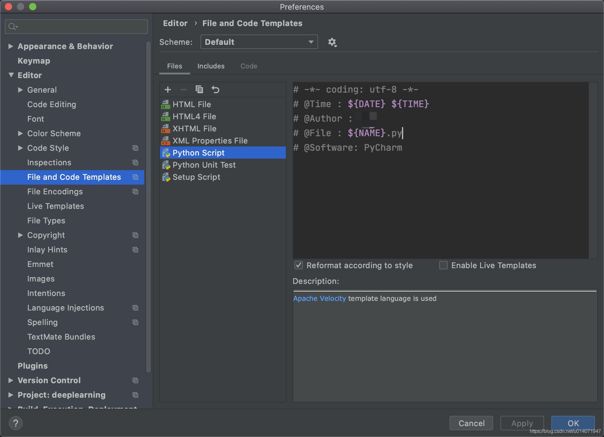 Pycharm创建python文件自动添加日期作者等信息(步骤详解) _ 【IIS7站长之家】